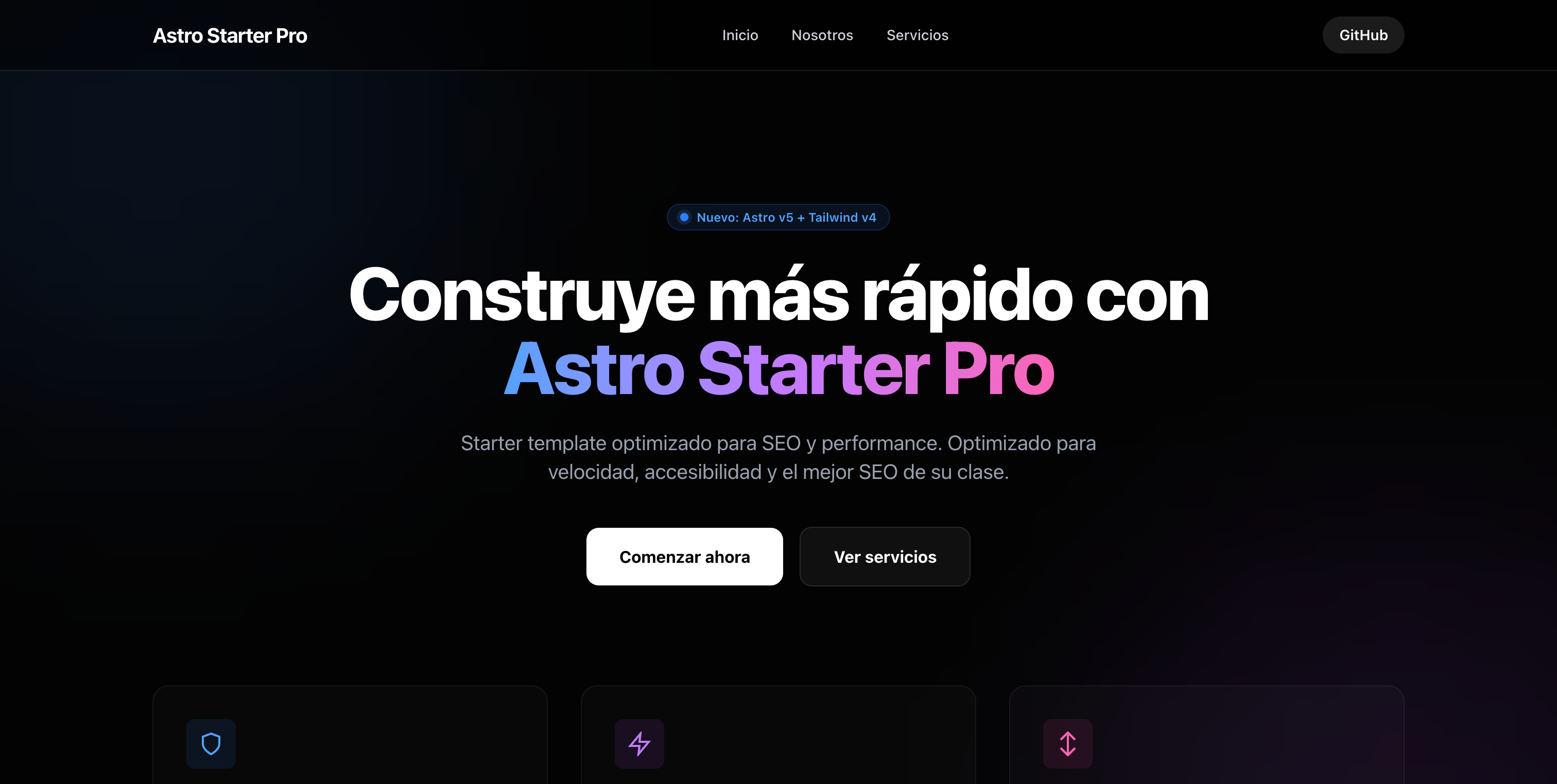 Astro Starter Pro — The next step for your project